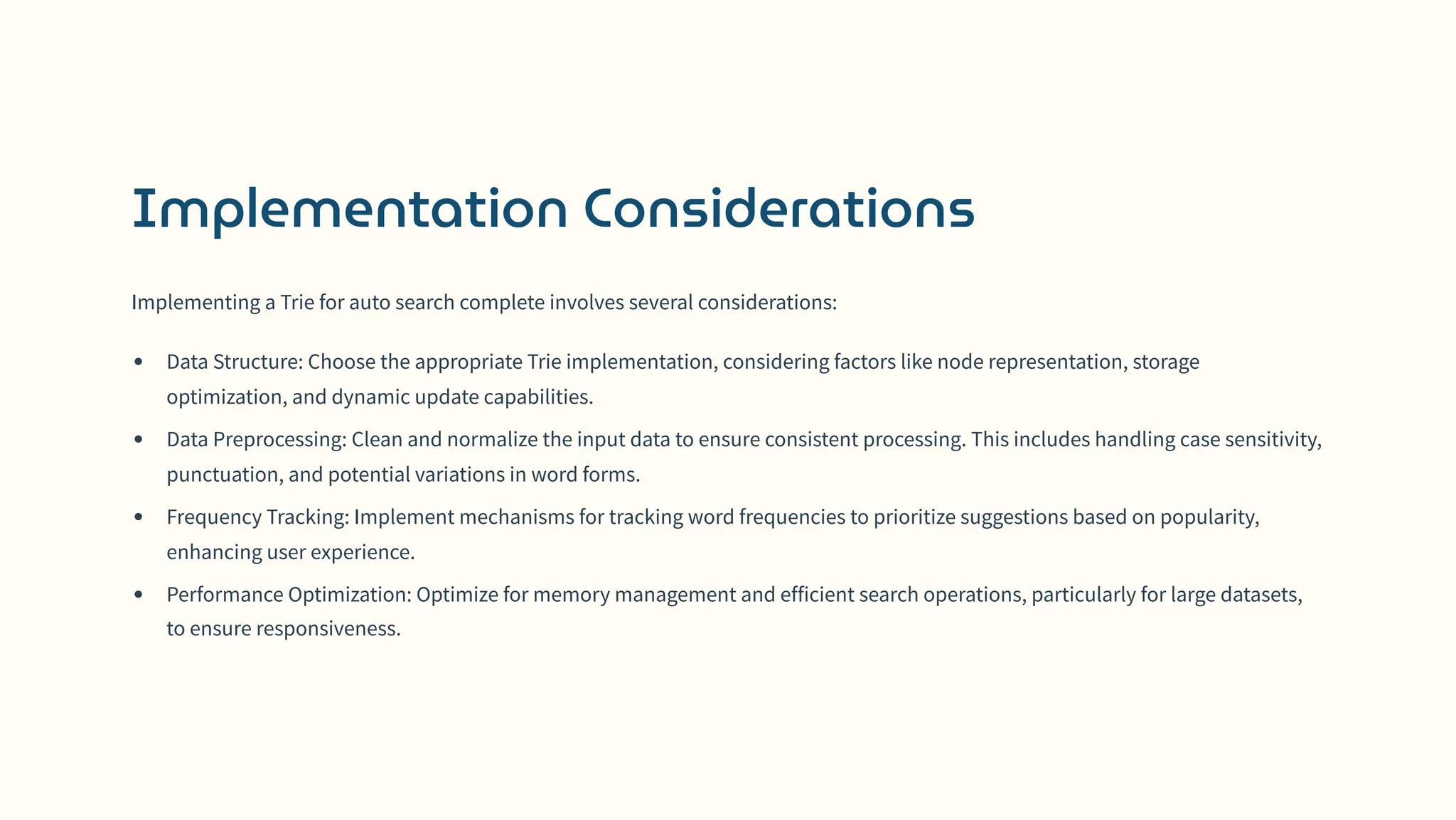 Trie Data Structure For Auto Search Complete Ppt