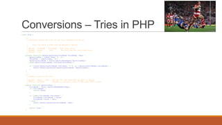 Tries, conversions and field goals | PPTX