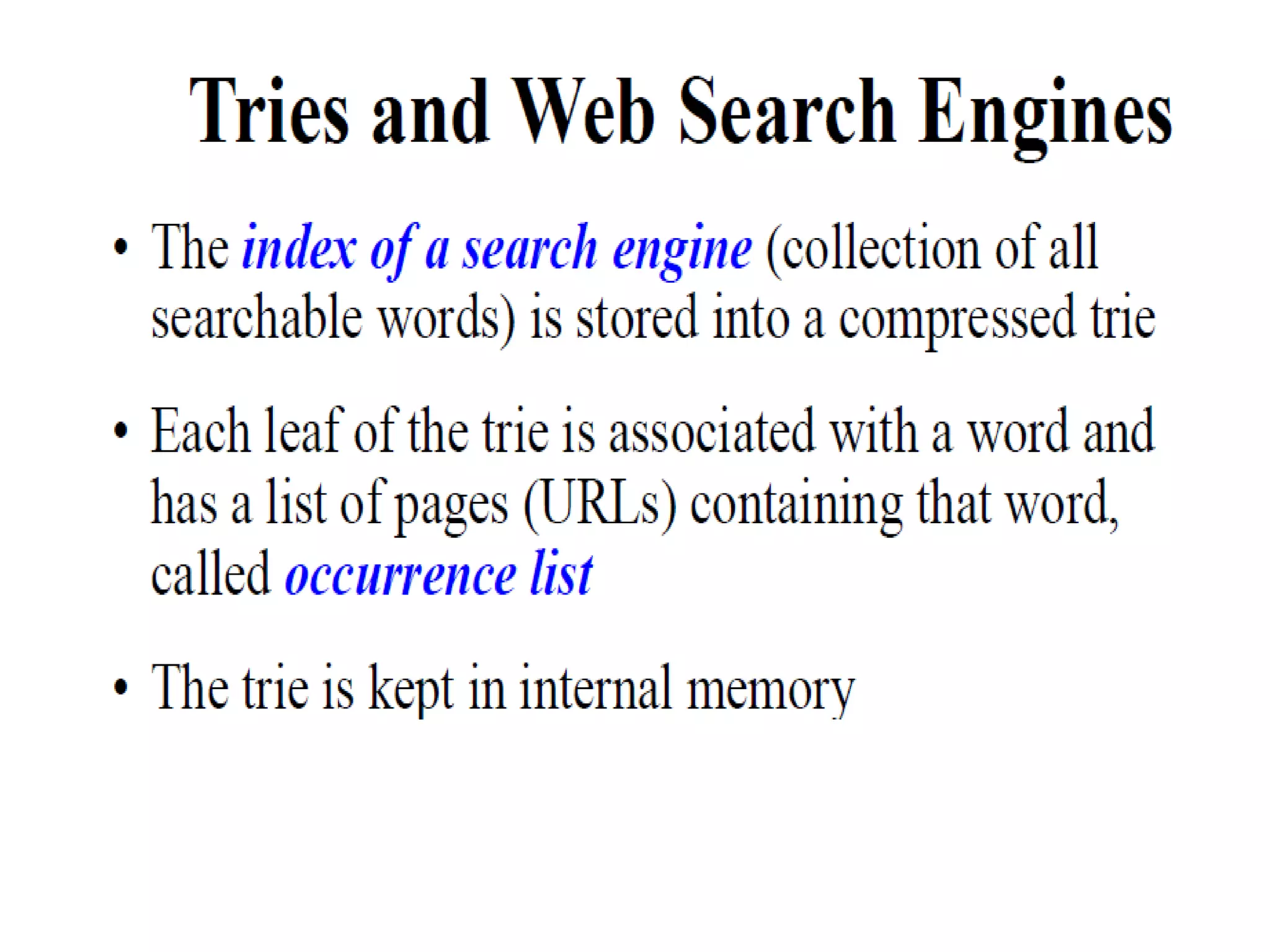 Tries data structures | PPTX