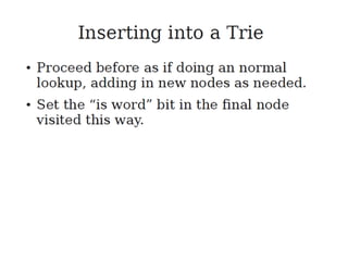 Tries data structures | PPTX