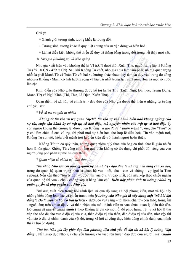 Triet hoc mac lenin | PDF