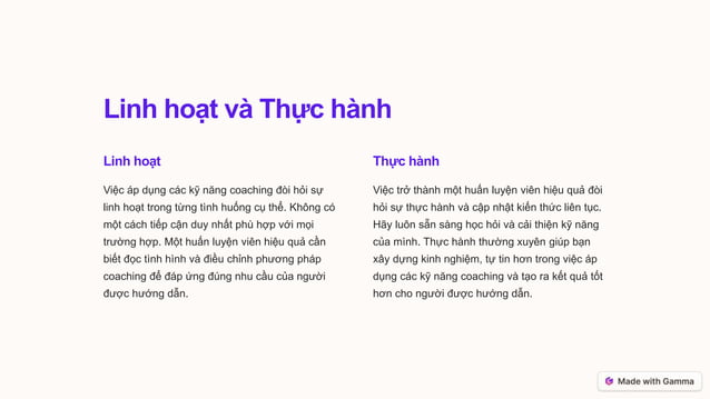 Triet ly huan luyen nhan vien trong Coaching.pptx