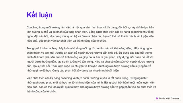 Triet ly huan luyen nhan vien trong Coaching.pptx