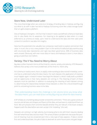 Hadoop: Data Storage Locker or Agile Analytics Platform? It’s Up to You. | PDF | Databases ...