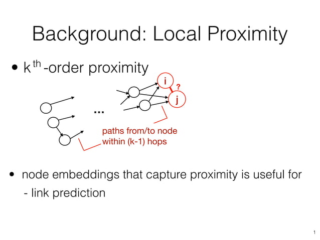 PRUNE: Preserving Proximity and Global Ranking for Network Embedding | PPT