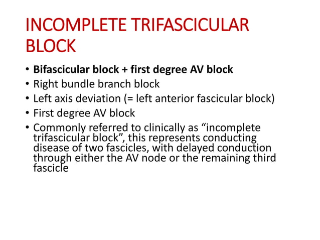 TRIFASCICULAR BLOCK - ECG Presentation.pptx