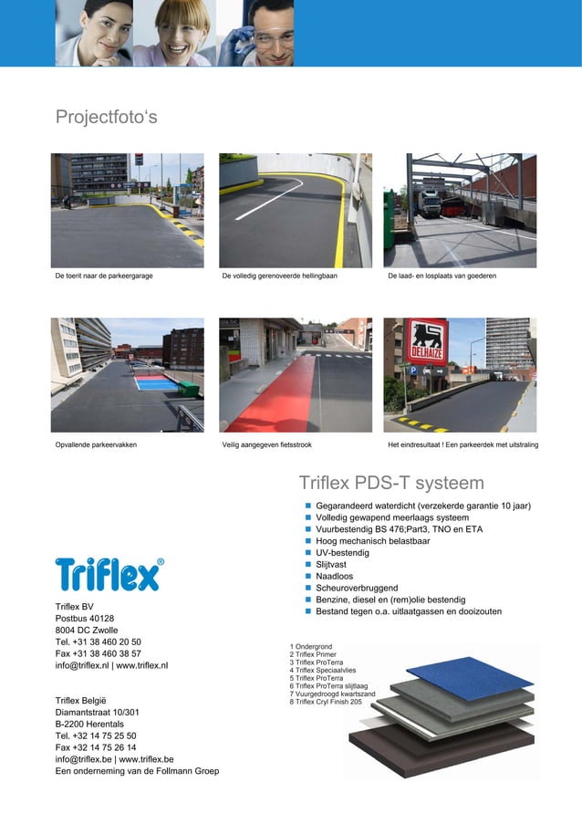 Triflex-projectreview delhaize picadilly heverlee | PDF