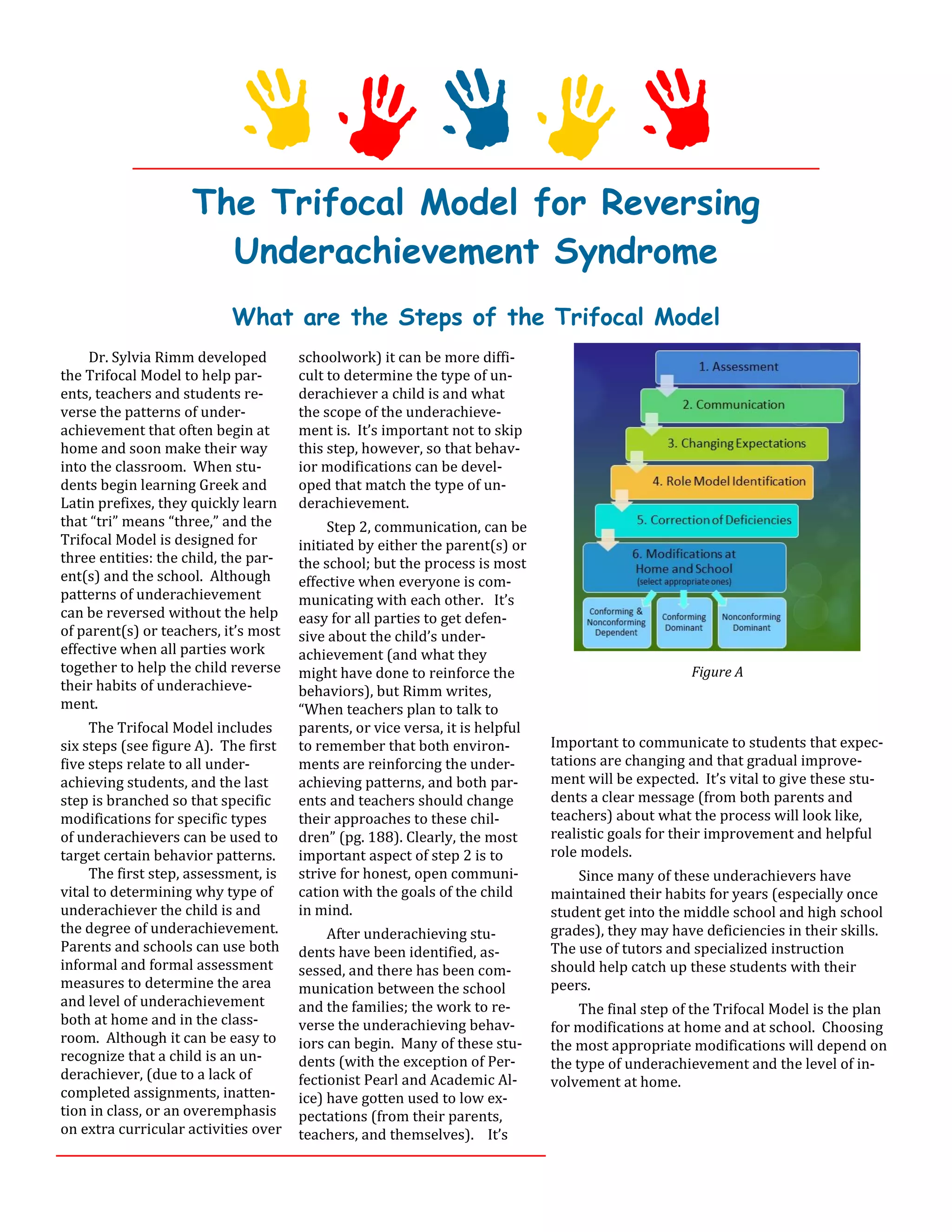 Trifocal Model of Gifted | PDF