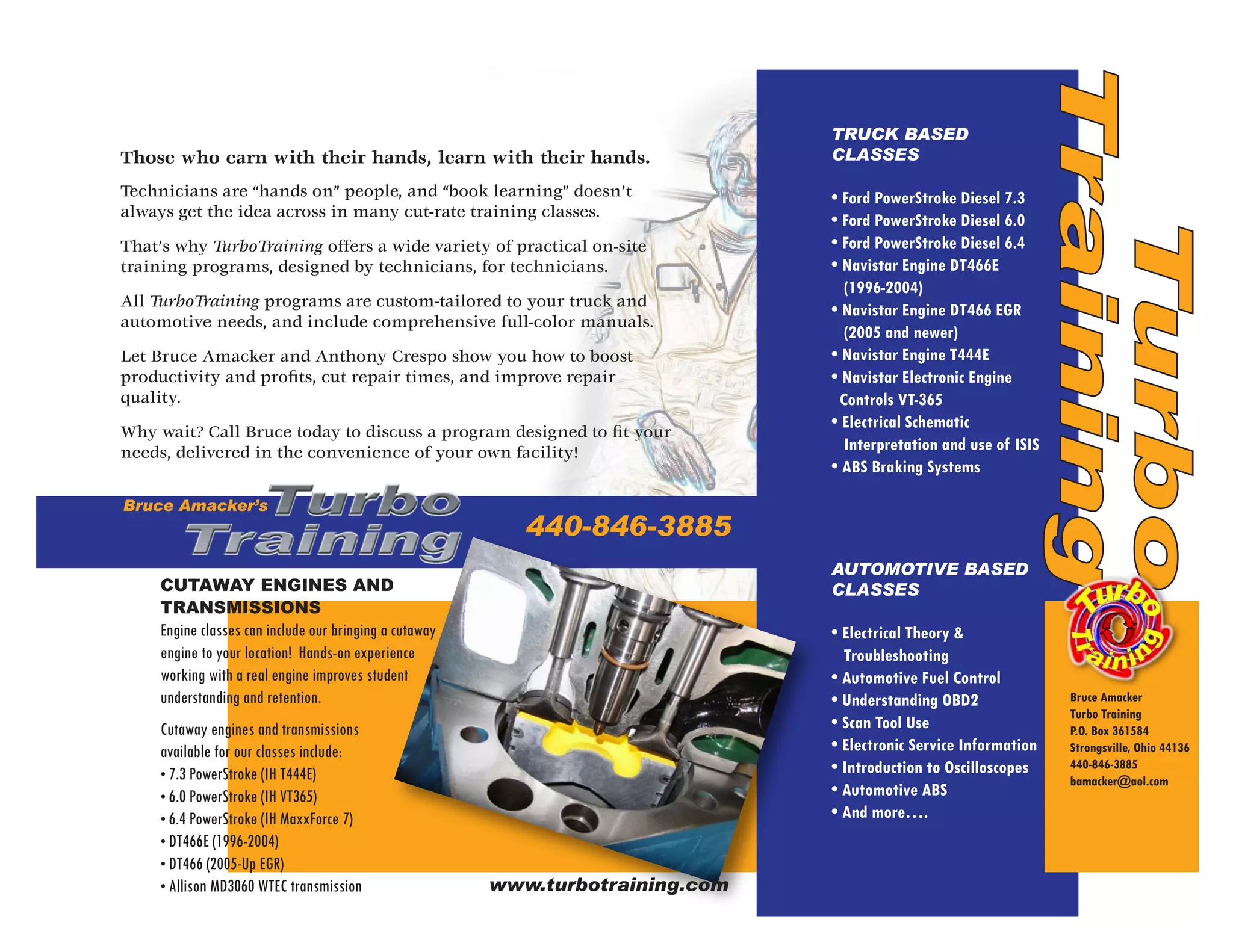Turbo Training Trifold | PDF
