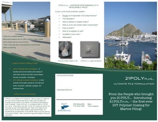 Deck, Dock & Pile Coatings | PPT