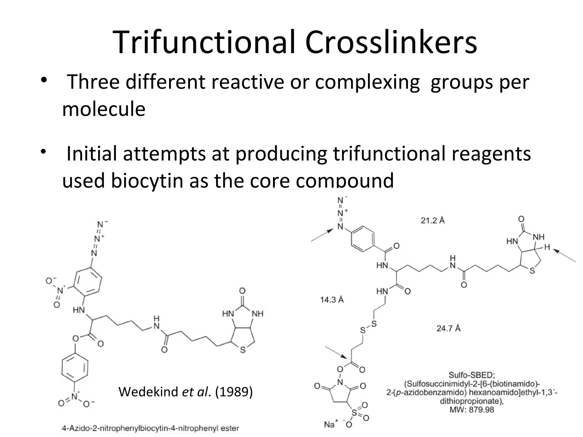 Trifunctional cross linker | PPT | Chemistry | Science