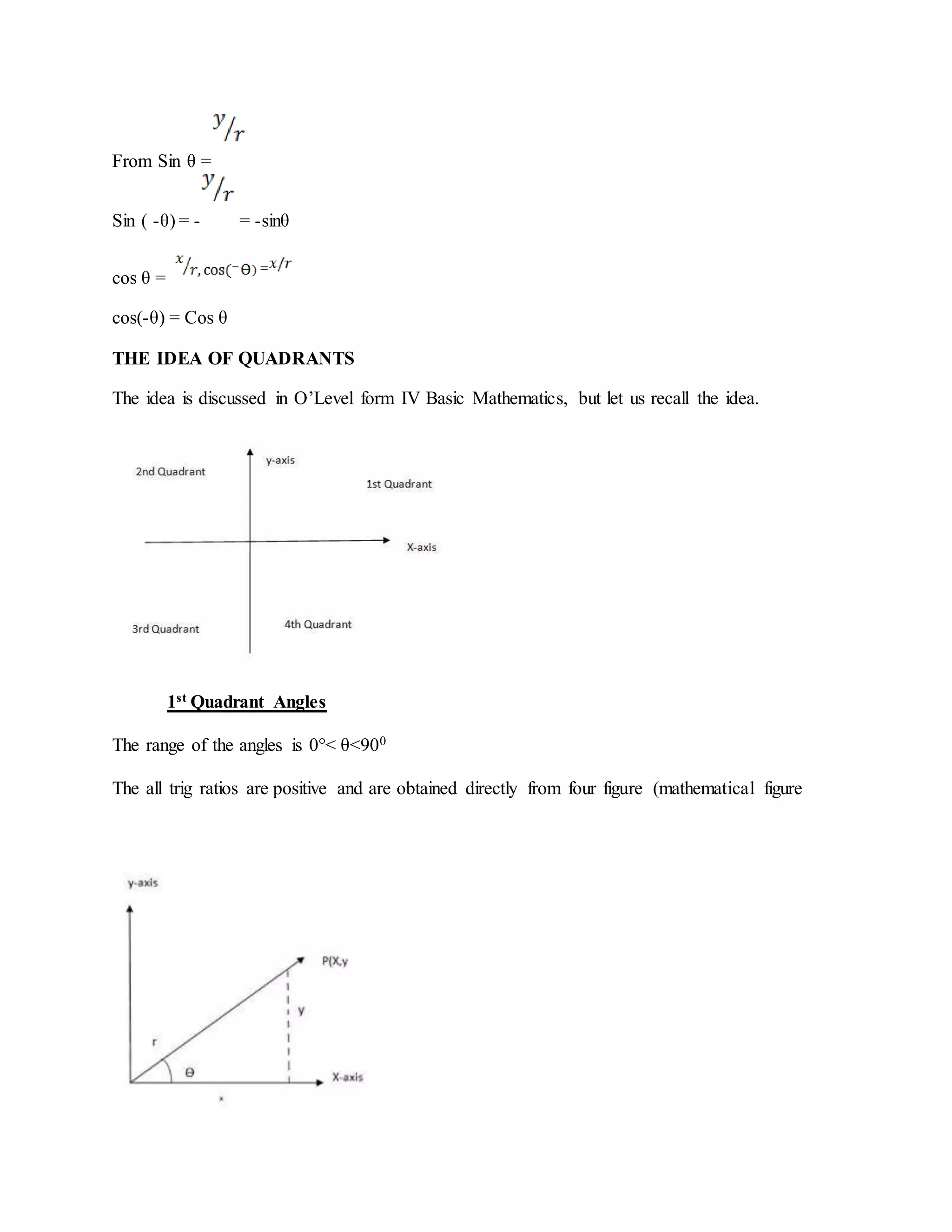 TRIGONOMETRY | DOCX