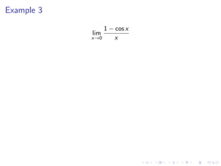 Trigonometric Limits | PDF