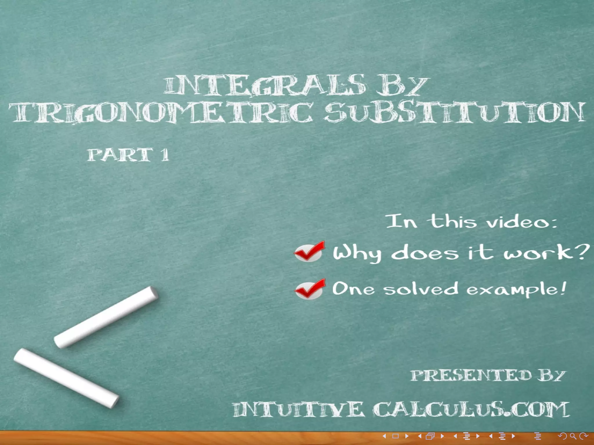 Integrals by Trigonometric Substitution | PDF