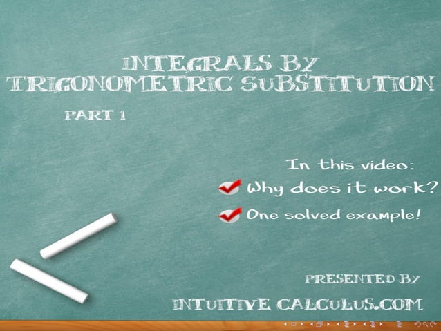 Integrals by Trigonometric Substitution | PDF | Science