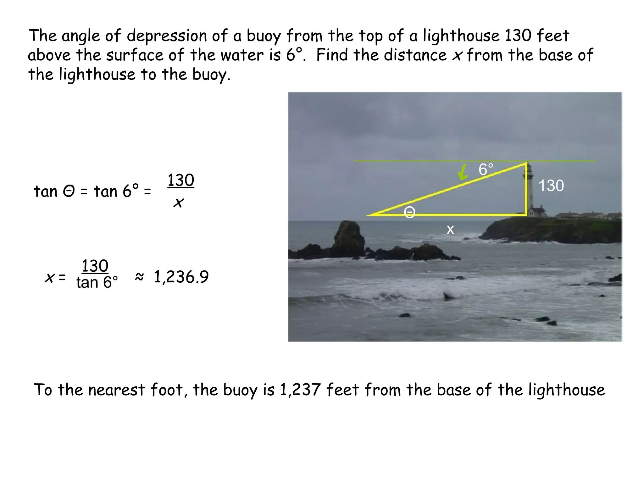 Trig Word Problems | PPT