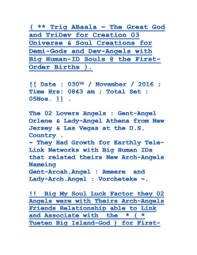 Trig a baala – the great god tri dev for creation 03 universe . | DOCX ...