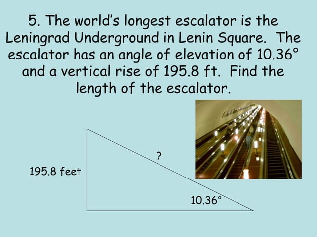 Trigonometric Ratios (Trig) Application.ppt