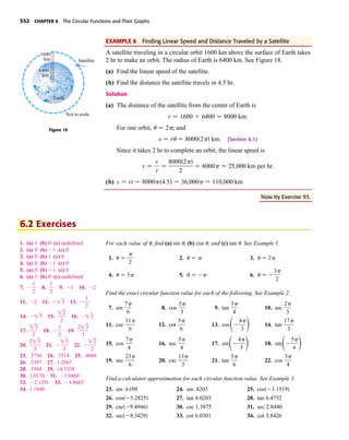 Trig Circular Functions and with solution | PDF