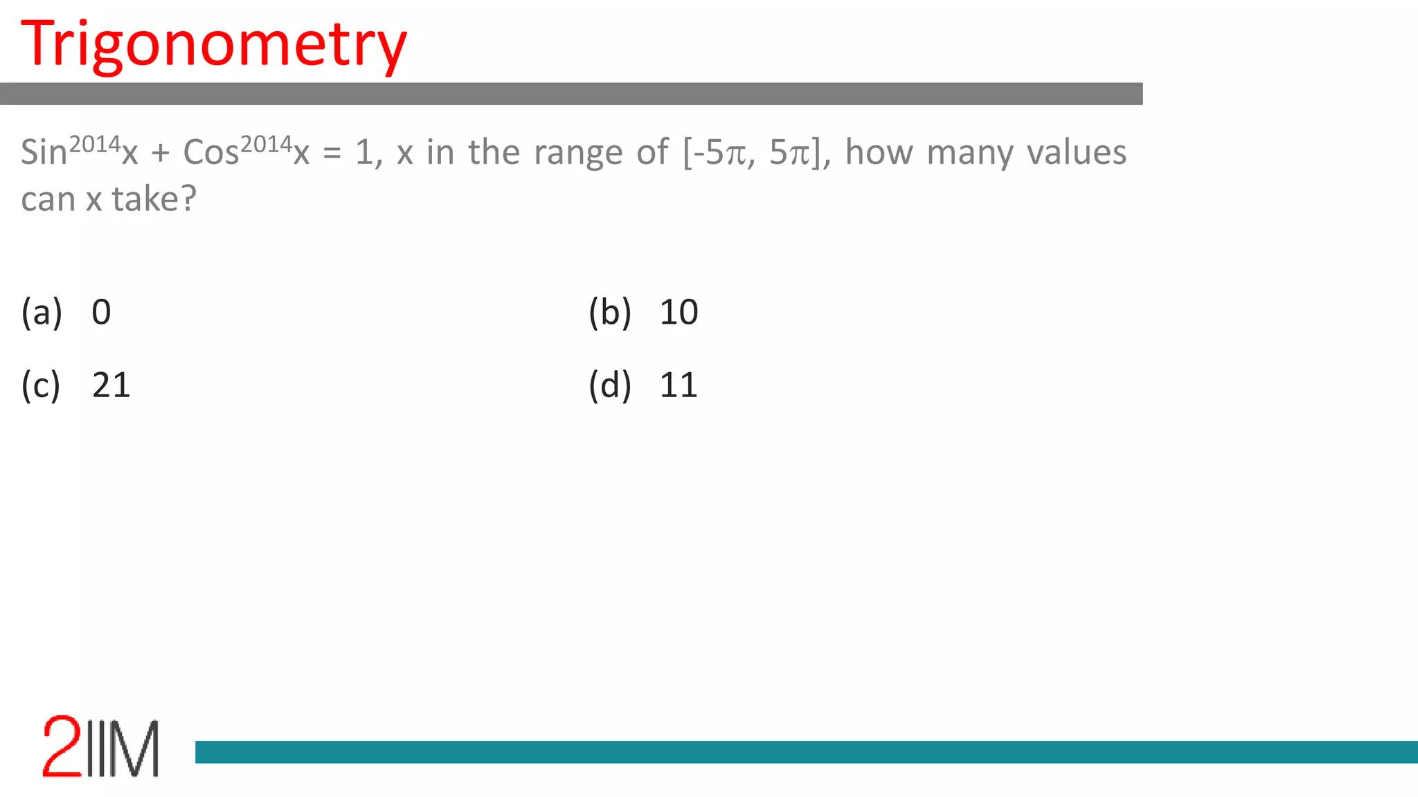 Trigonometry - Range of function | PPTX
