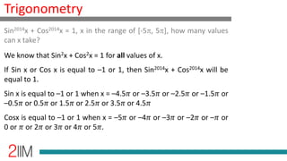 Trigonometry - Range of function | PPTX