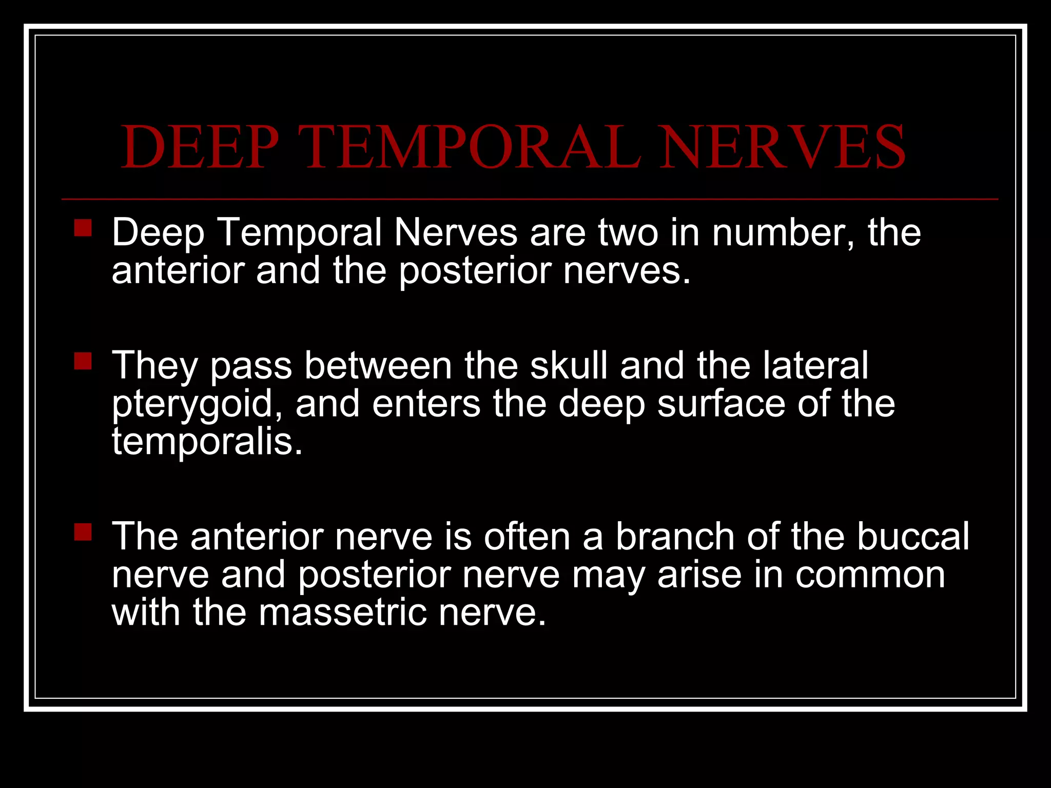 Trigeminal Nerve (Mandibular Division) Introduction | PPT