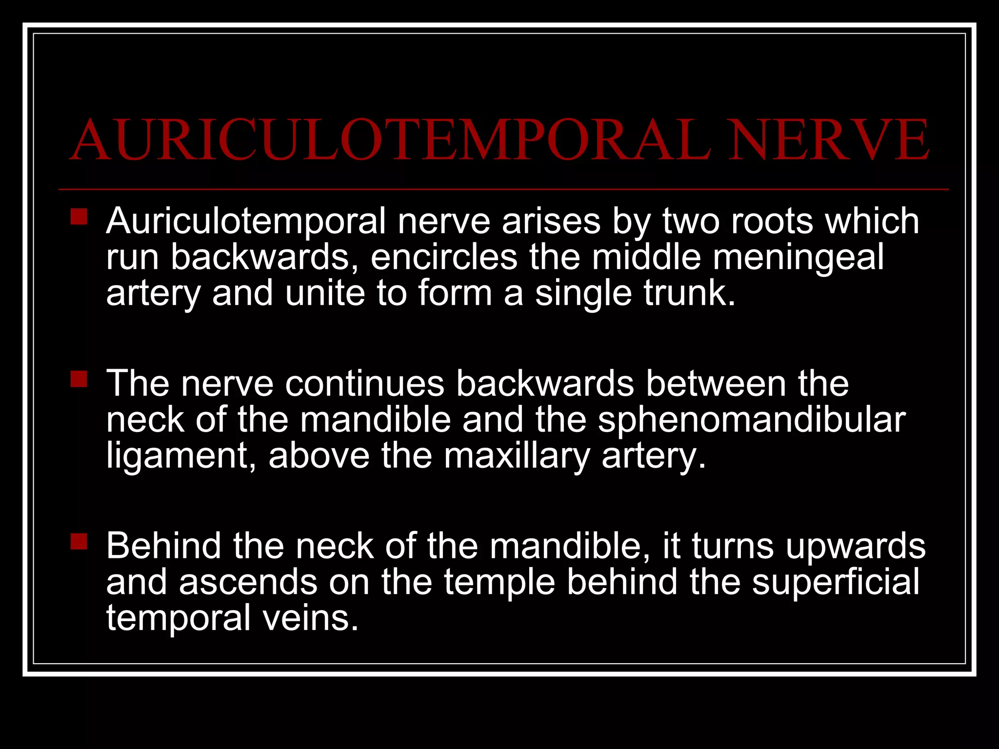 Trigeminal Nerve (Mandibular Division) Introduction | PPT