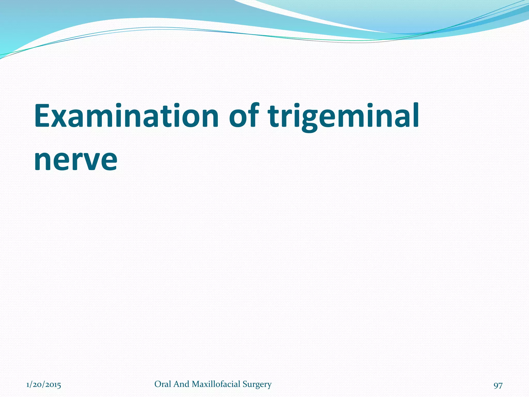 Trigeminal Nerve Anatomy | PPTX