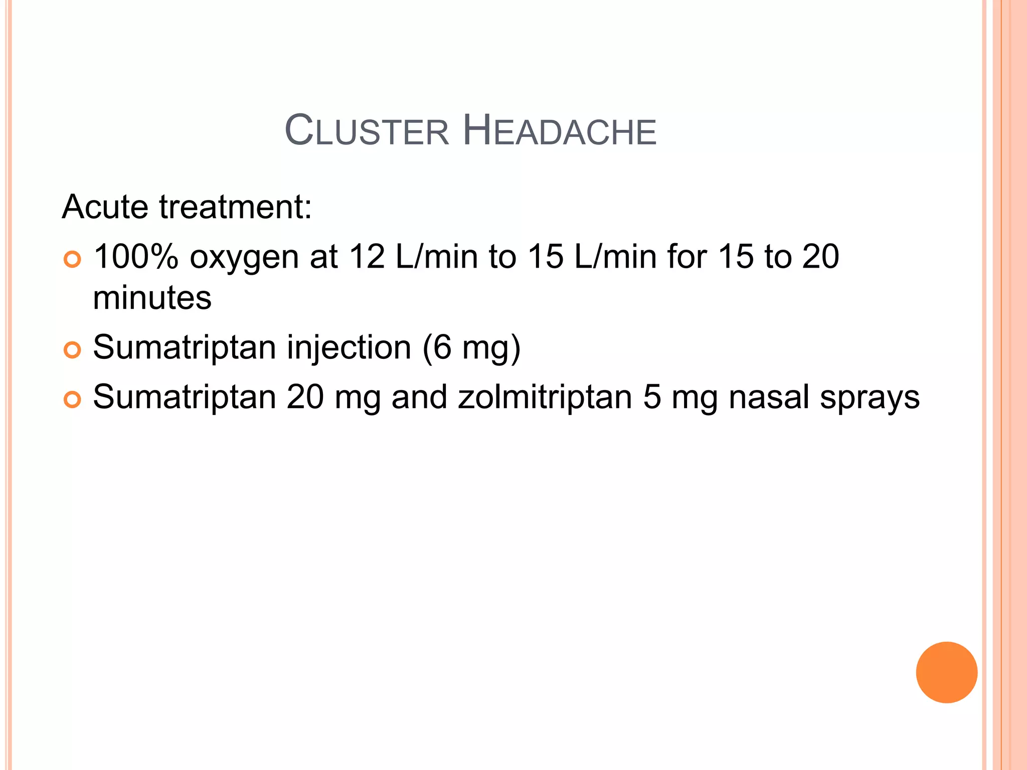 Trigeminal Autonomic Cephalalgias | PPTX