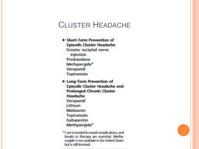 Trigeminal Autonomic Cephalalgias | PPTX