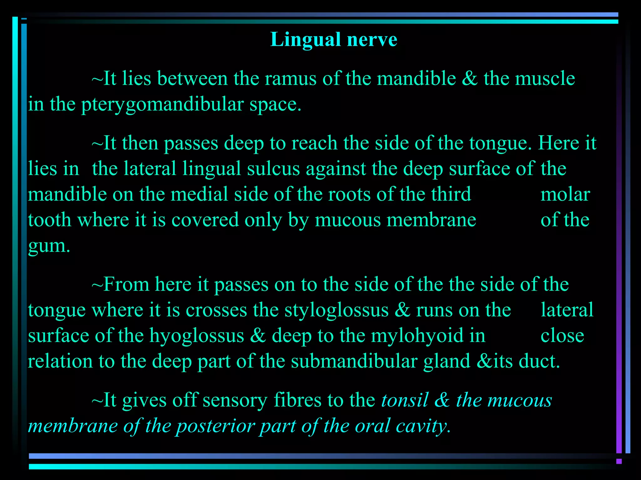 Trigeminal nerve | PPT