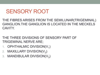 Trigeminal nerve | PPTX