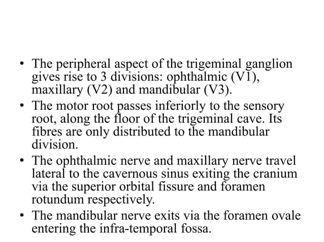 TRIGEMINAL NERVE and its course intracranially.pptx