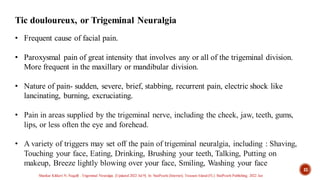 TRIGEMINAL NERVE/Neuralgia/5th cranial nerve | PDF