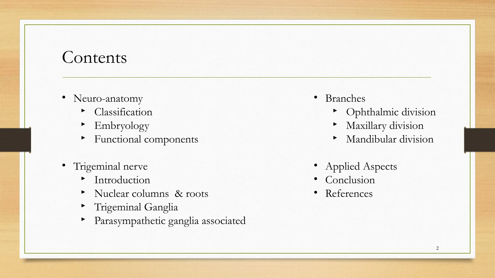 Trigeminal Nerve - Origin, course & applied aspects | PPTX