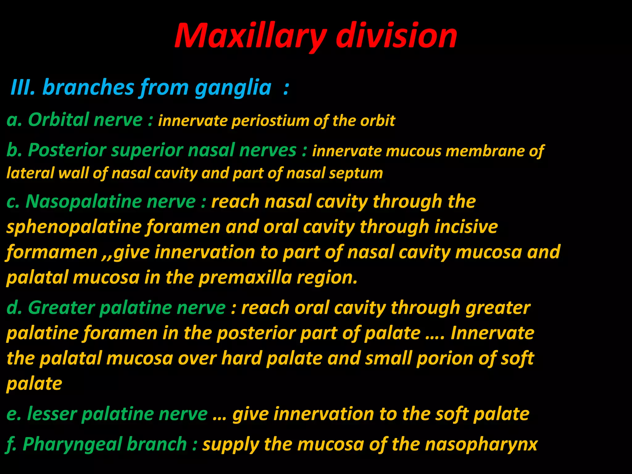 Trigeminal nerve anatomy | PPTX