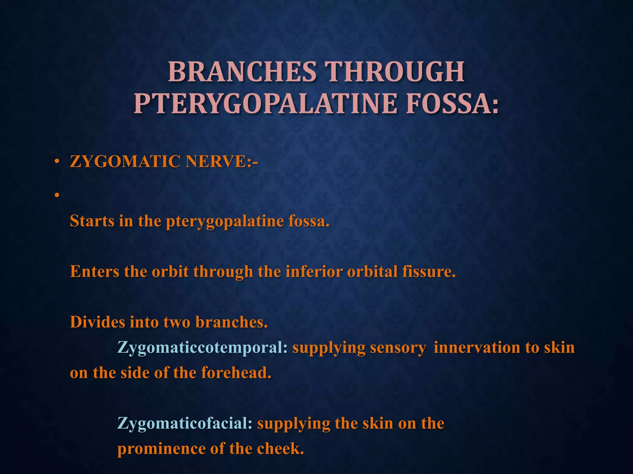 Trigeminal nerve maxillary nerve and clinical implication | PPTX
