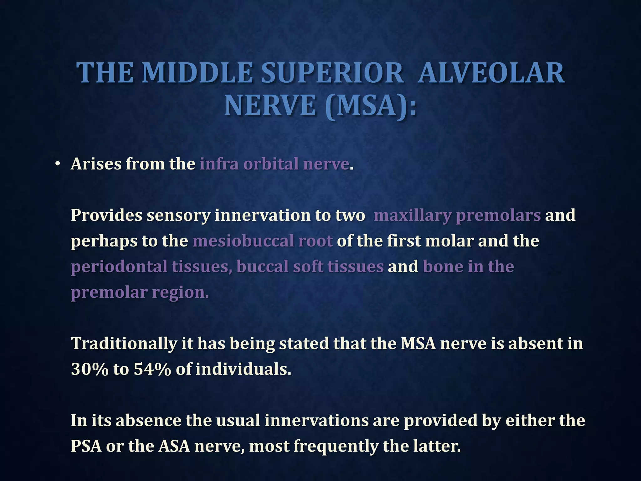 Trigeminal nerve maxillary nerve and clinical implication | PPTX