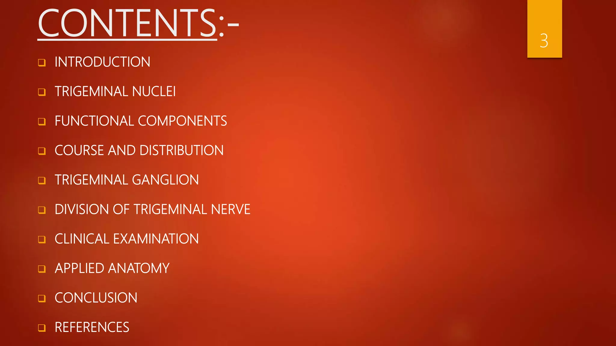 Trigeminal nerve | PPTX