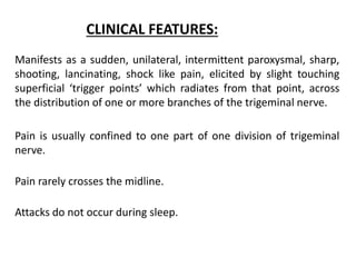 Trigeminal neuralgia in OMFS | PPT