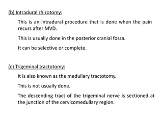 Trigeminal neuralgia in OMFS | PPT