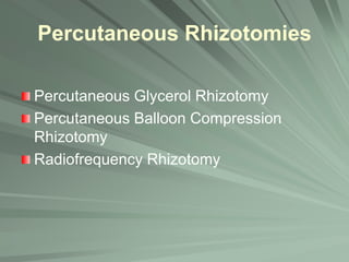 trigeminal neuralgia | PPTX