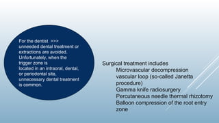 Trigeminal Neuralgia PPT AMED 2024 online | PPT