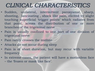 Trigeminal neuralgia ( at a glance) | PPT