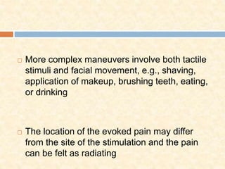 Trigeminal neuralgia new classification and diagnostic grading for | PPT