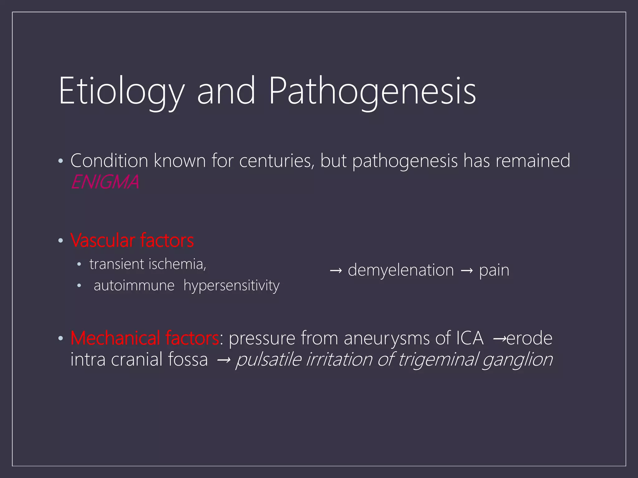 Trigeminal neuralgia/TN/ NEURALGIA | PPTX