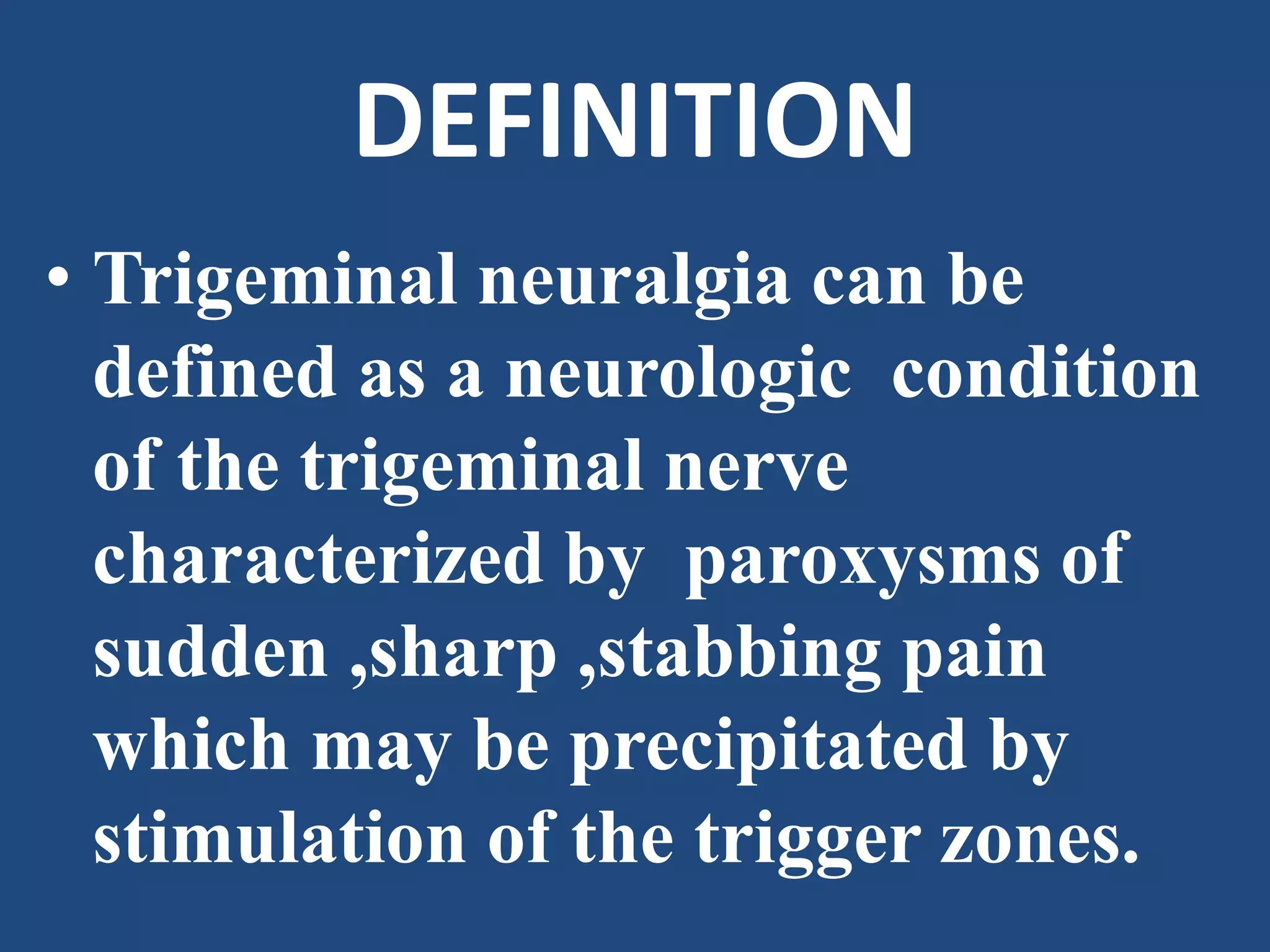 Trigeminal neuralgia dkg | PPTX