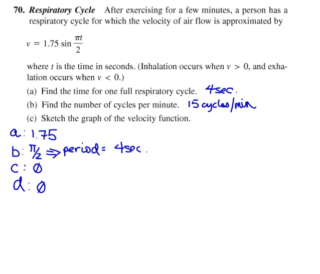 Trig Function Modeling Homework Ppt