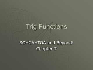 Trig functions | PPT