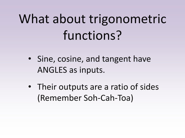 Inverse Trig Functions | PPTX
